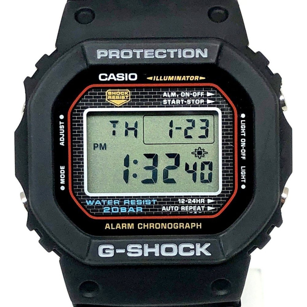 G-Shock Casio Watch Dw-5000-1 First-Generation Reprin… - Gem